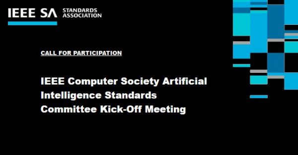 AI Standards Committee Kick-Off Meeting | IEEE Computer Society