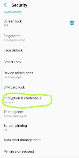 Checking Trusted Root Certificates on an Android
